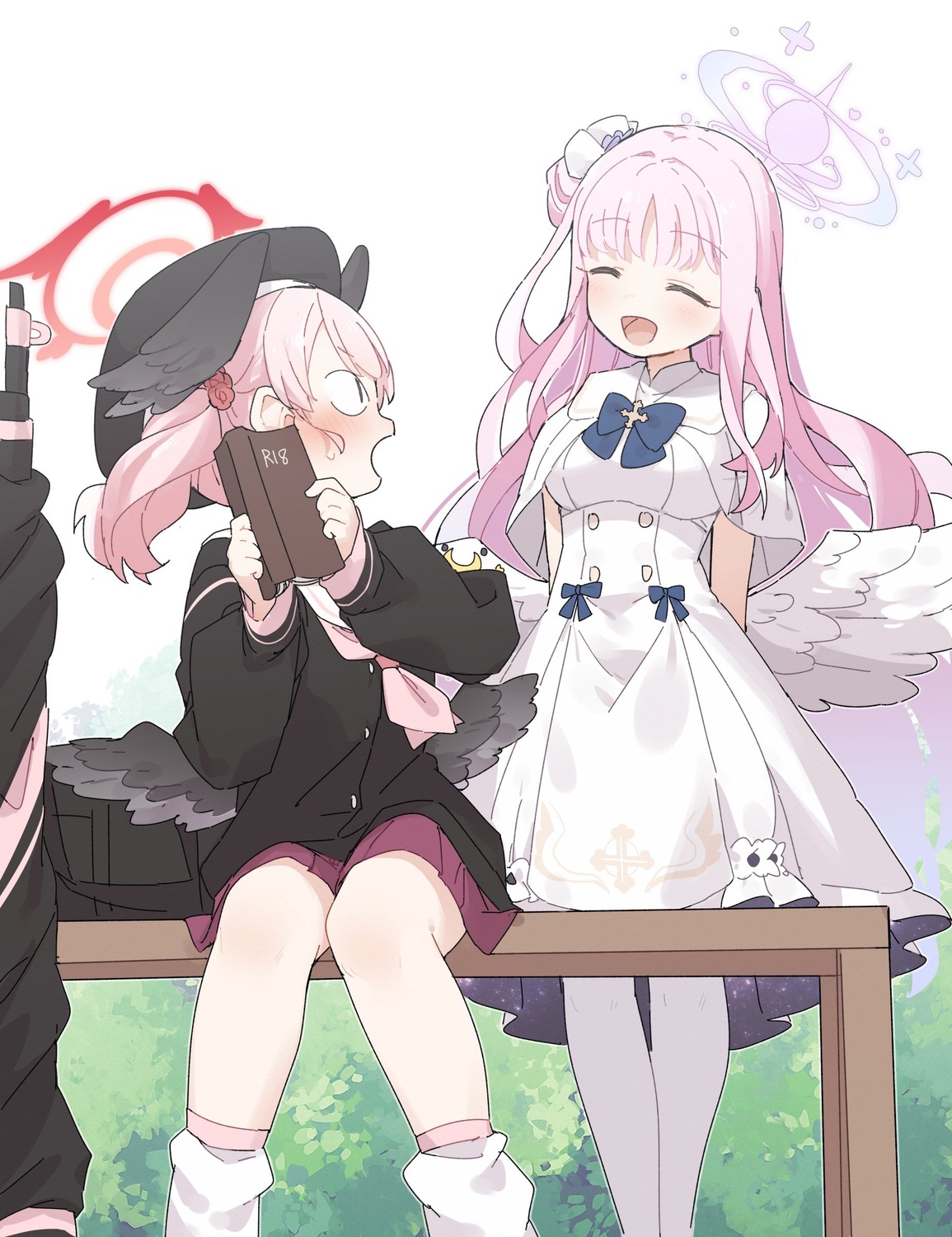 Yukie Kusaka Shi Blue Archive Misono Mika Shimoe Koharu Angel Dress Seifuku Wings 1087202